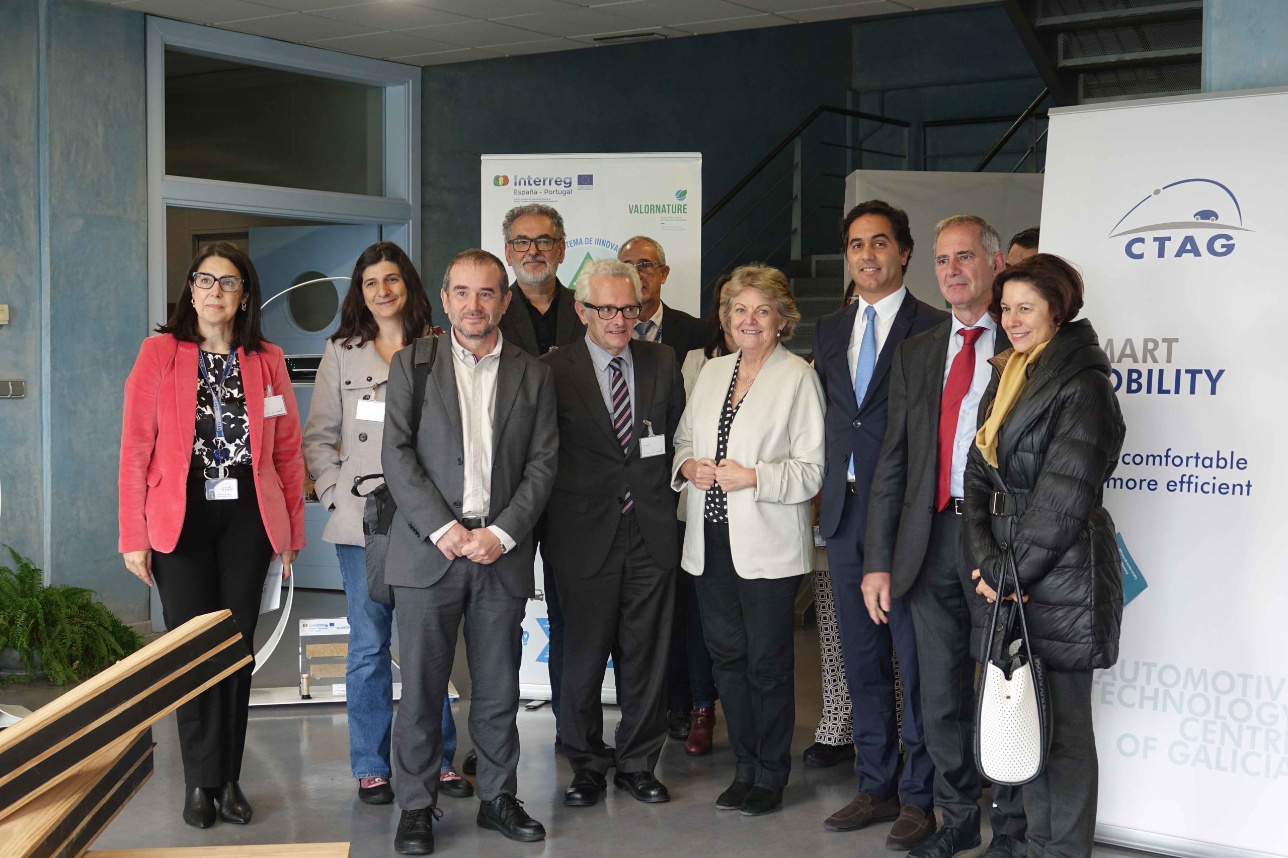 La Comisaria Europea Elisa Ferreira visita nuestras instalaciones de O Porriño - CTAG